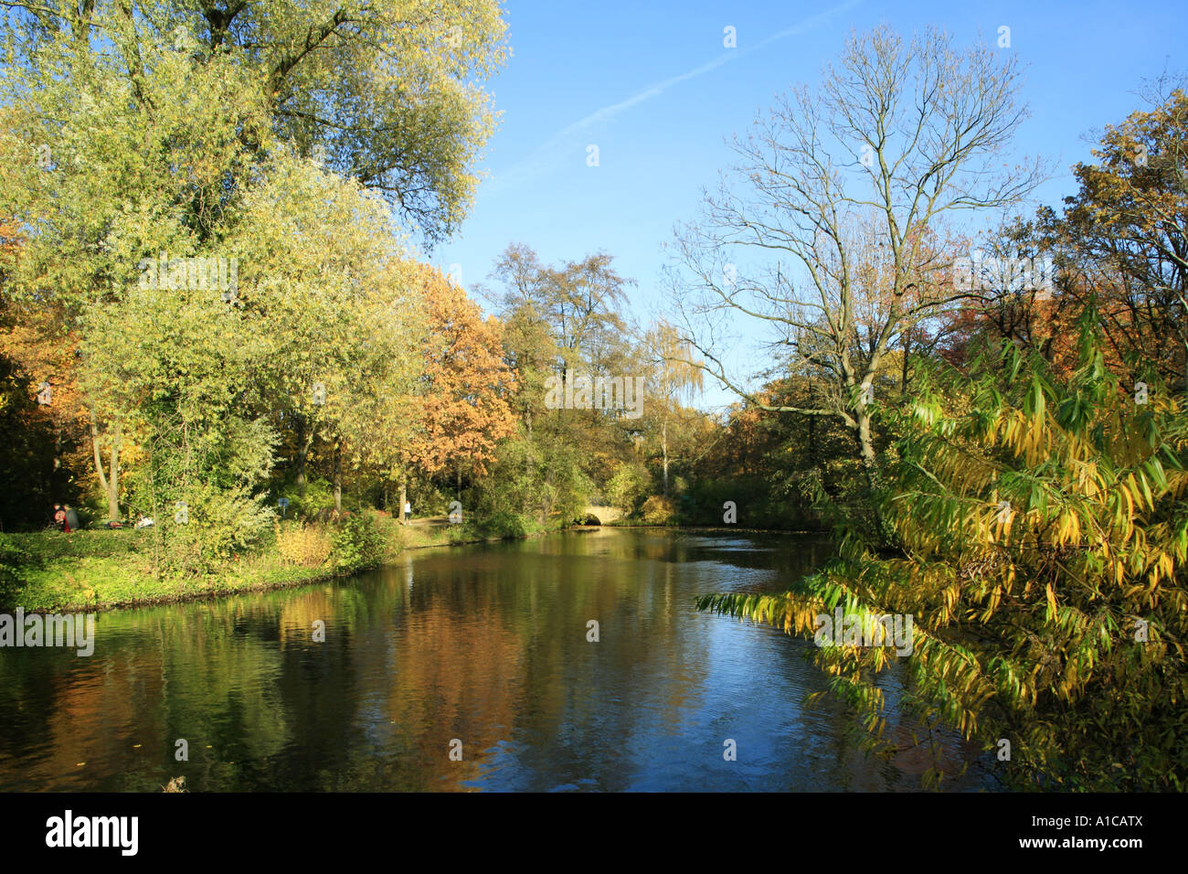 autumn in central park Tiergarten, Germany, Berlin Stock Photo - Alamy