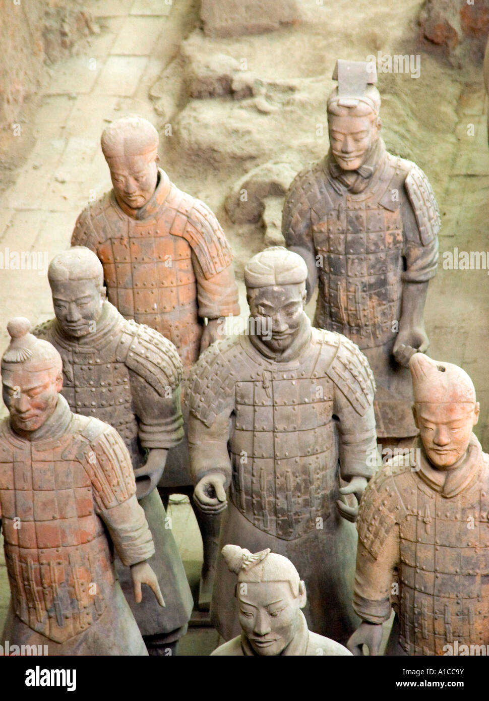 The ancient terracotta warriors Stock Photo - Alamy