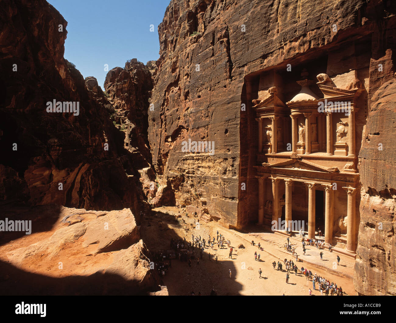 The Treasury, Petra, Jordan Stock Photo - Alamy