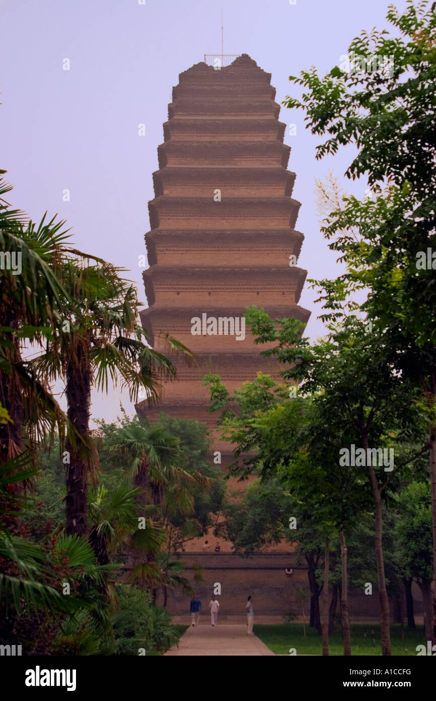 Little Goose Pagoda Stock Photo - Alamy