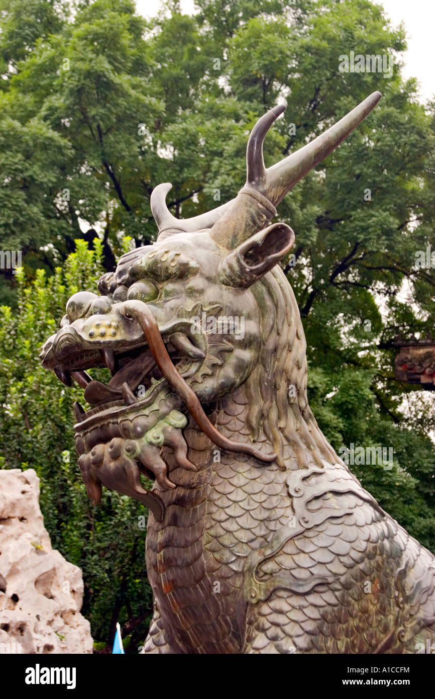 The Kylin guarding The Summer Palace Stock Photo - Alamy