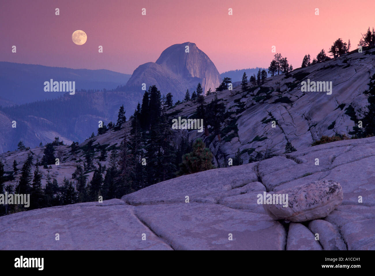 Ansel adams moon and half dome hi-res stock photography and images - Alamy