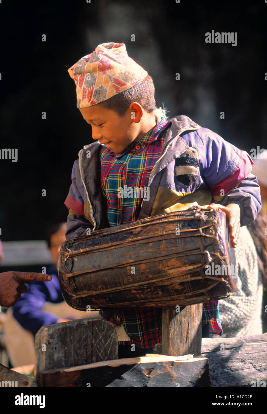Nepalese drum hi-res stock photography and images - Alamy