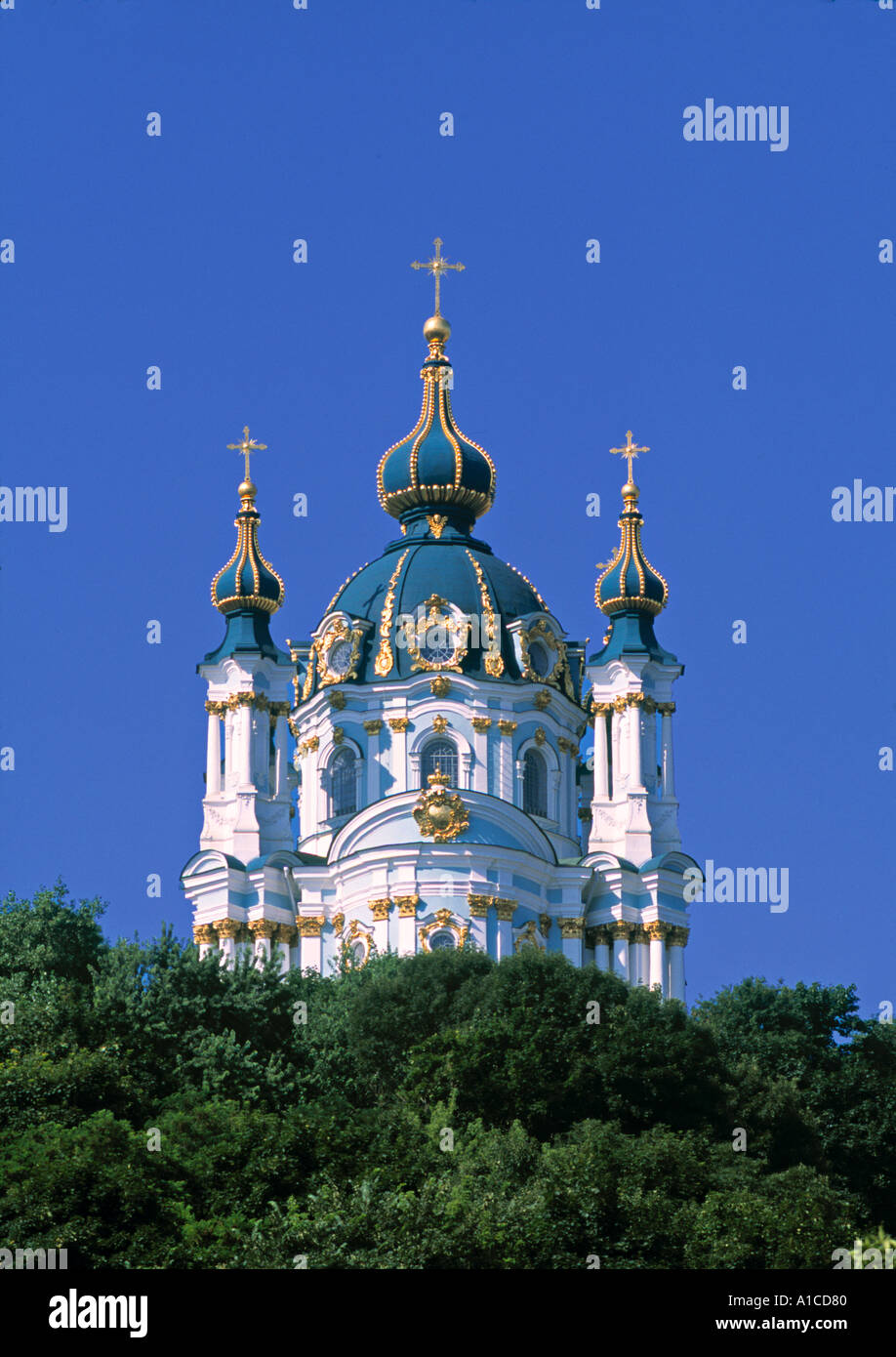 St. Andrew's Cathedral, Kiev, Ukraine Stock Photo - Alamy