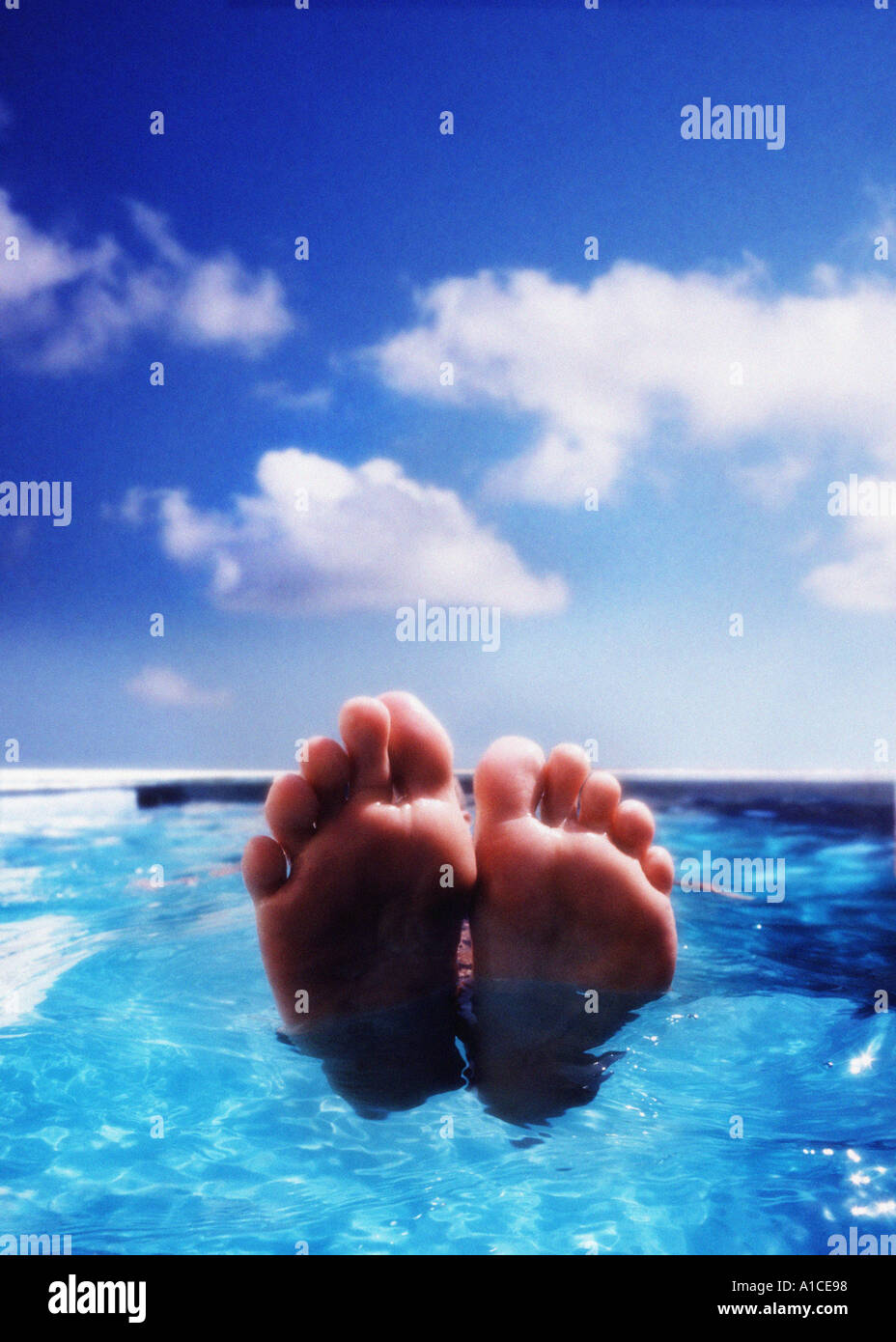 Floating feet hi-res stock photography and images - Alamy