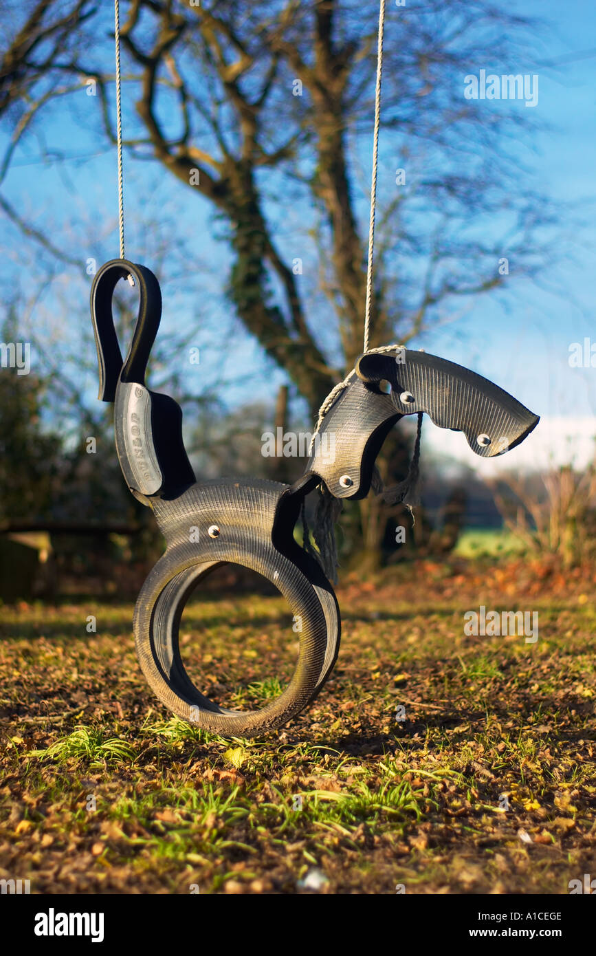 Horse swing made from recycled hi-res stock photography and images - Alamy