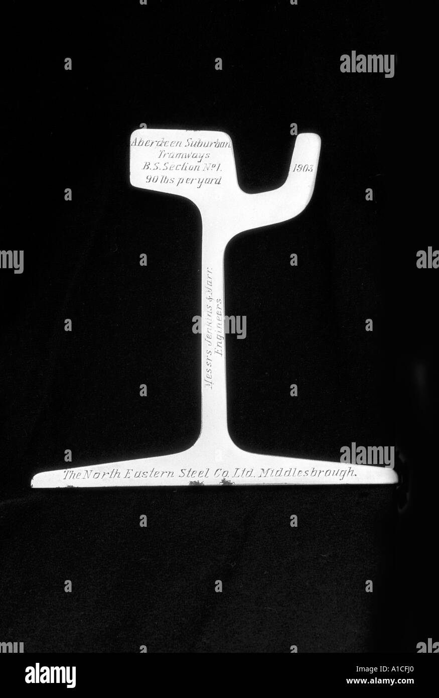 Tram rail cross section hi-res stock photography and images - Alamy