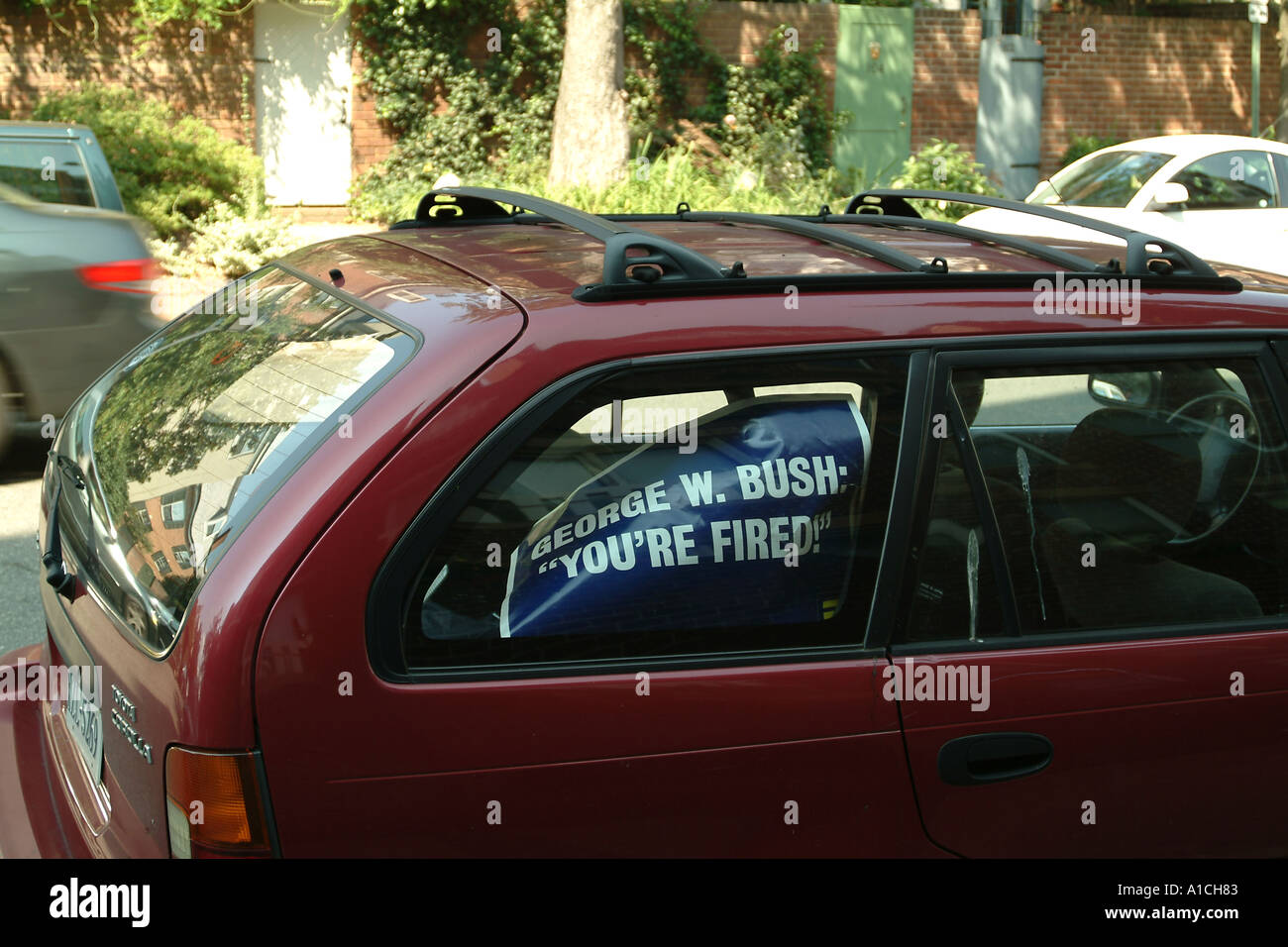 George W Bush your fired US election poster 2004 Stock Photo - Alamy