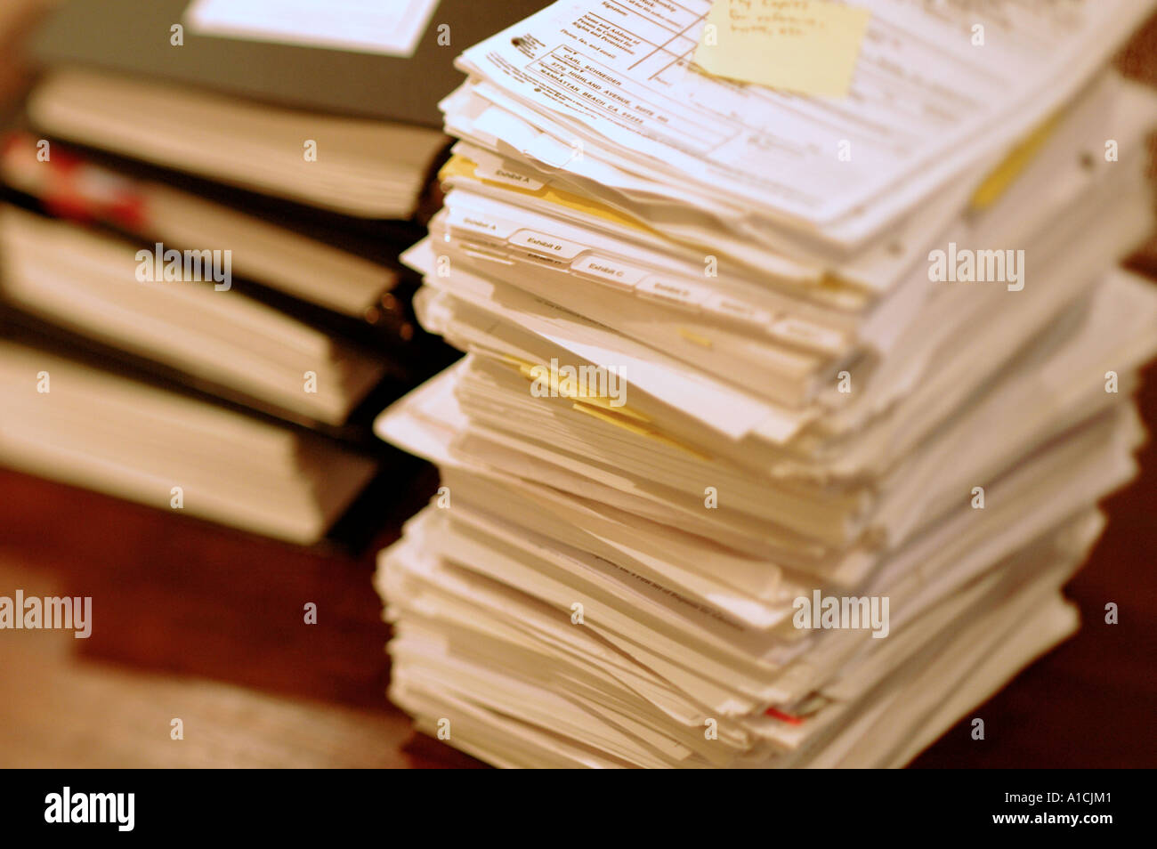 Stacks of legal documents and paperwork Stock Photo - Alamy