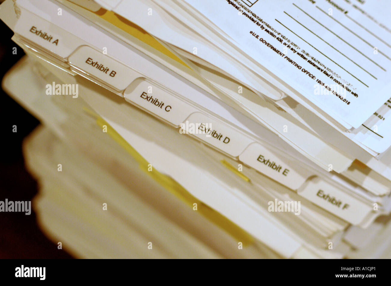 Stacks of legal documents and paperwork Stock Photo - Alamy