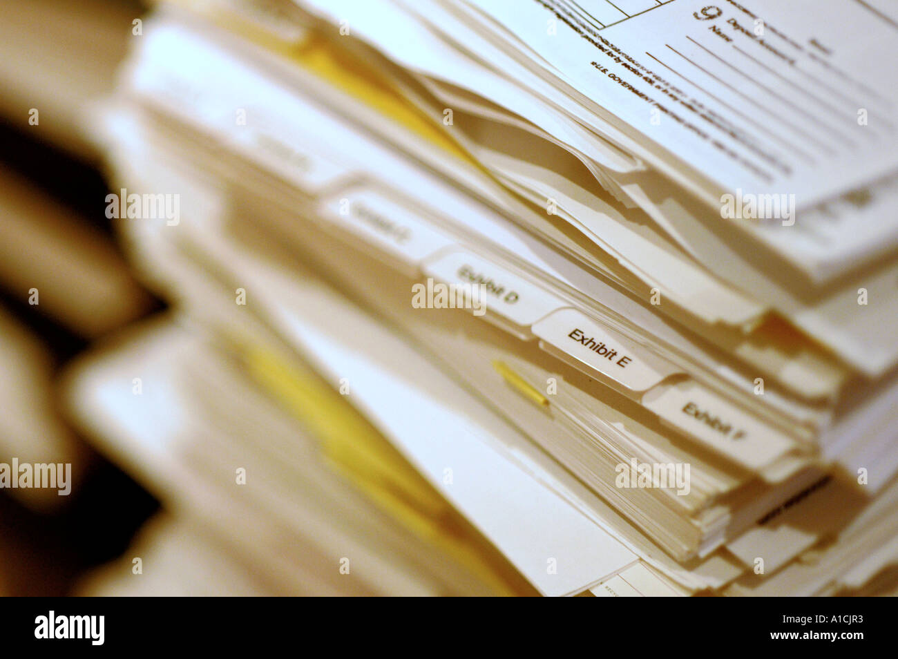 Stacks of legal documents and paperwork Stock Photo - Alamy