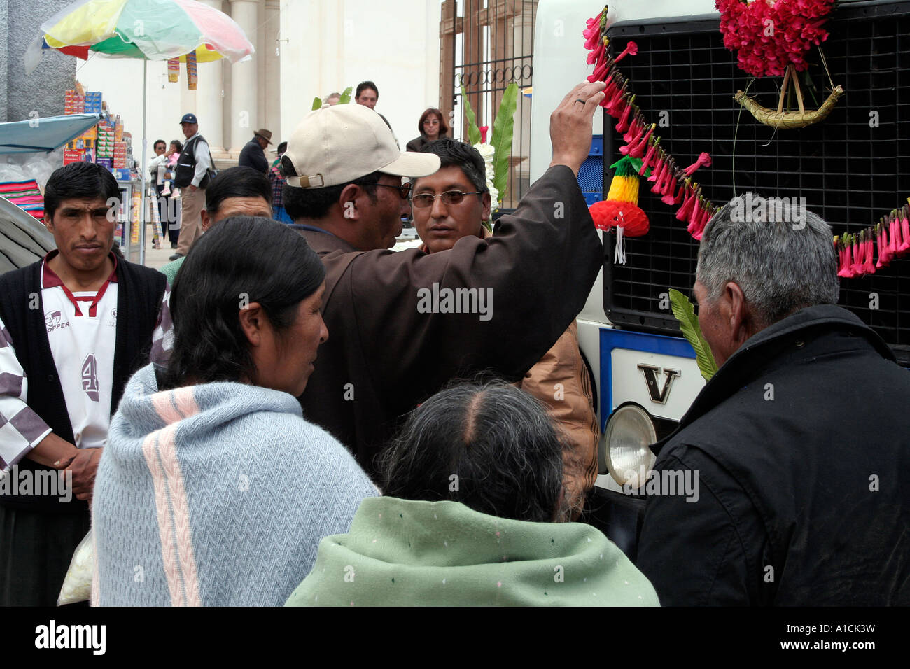 Car blessing ceremony copacabana hi-res stock photography and images ...
