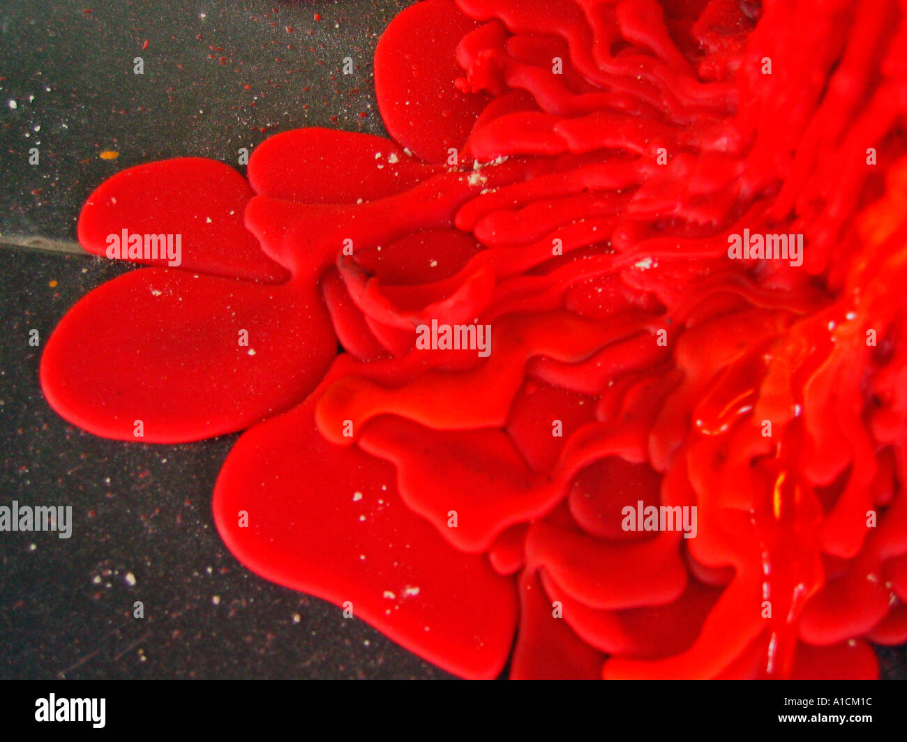 Melted wax spill hi-res stock photography and images - Alamy