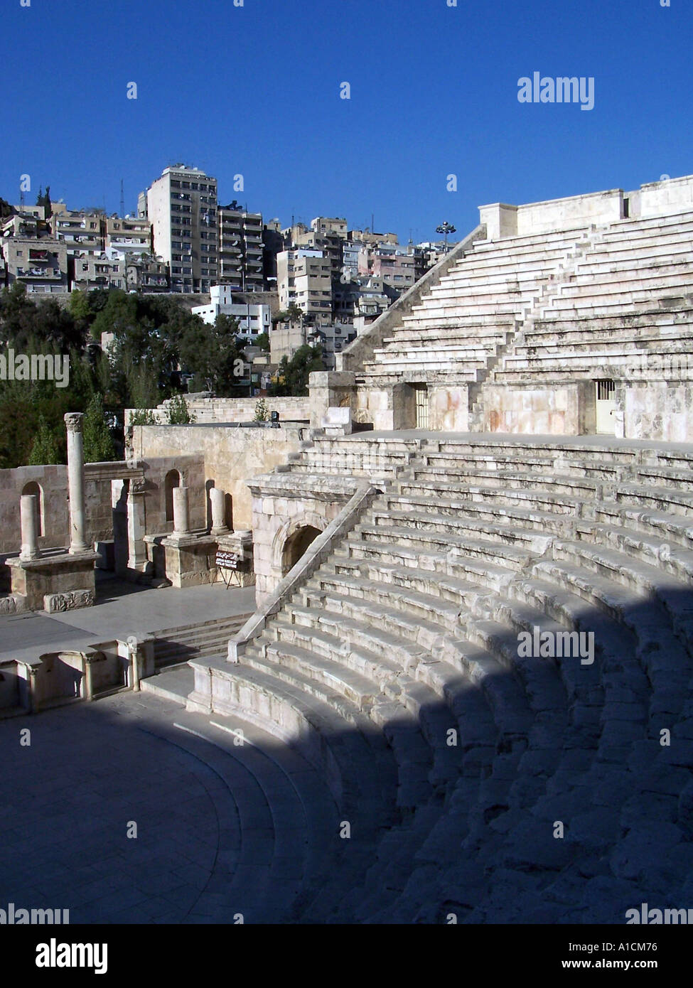 Amphitheatre Amman Jordan Stock Photo - Alamy