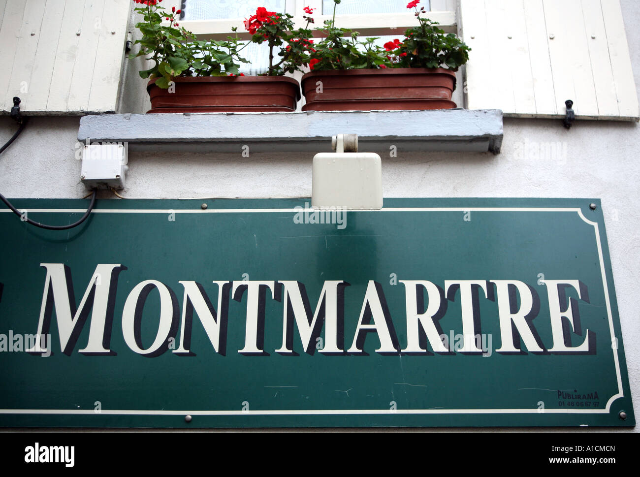 Restaurant sign in Montmartre, Paris Stock Photo - Alamy