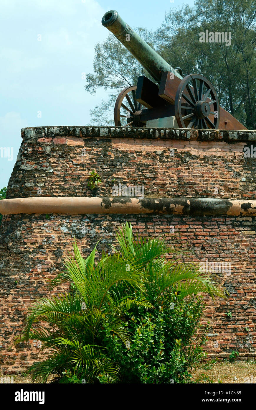 Cannon Fort Cornwallis Penang Malaysia Stock Photo - Alamy