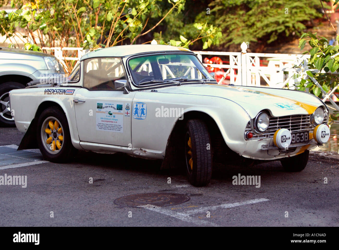 Old British Triumph TR4 sports car Malacca Malaysia Stock Photo - Alamy