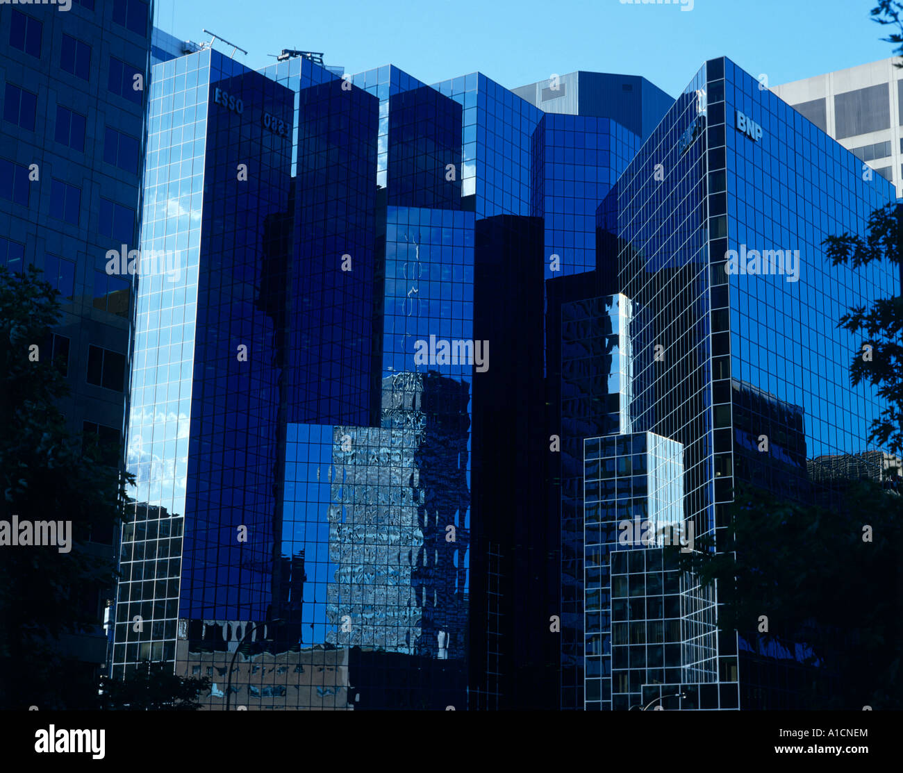 High rise city scape, glass facade Stock Photo - Alamy