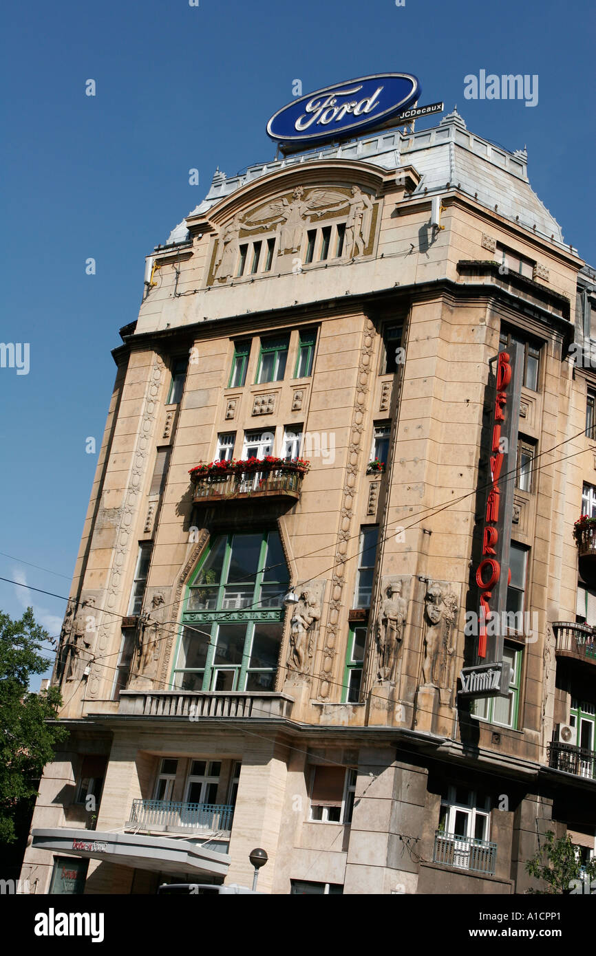 Art Deco secession building in Budapest Hungary Stock Photo - Alamy