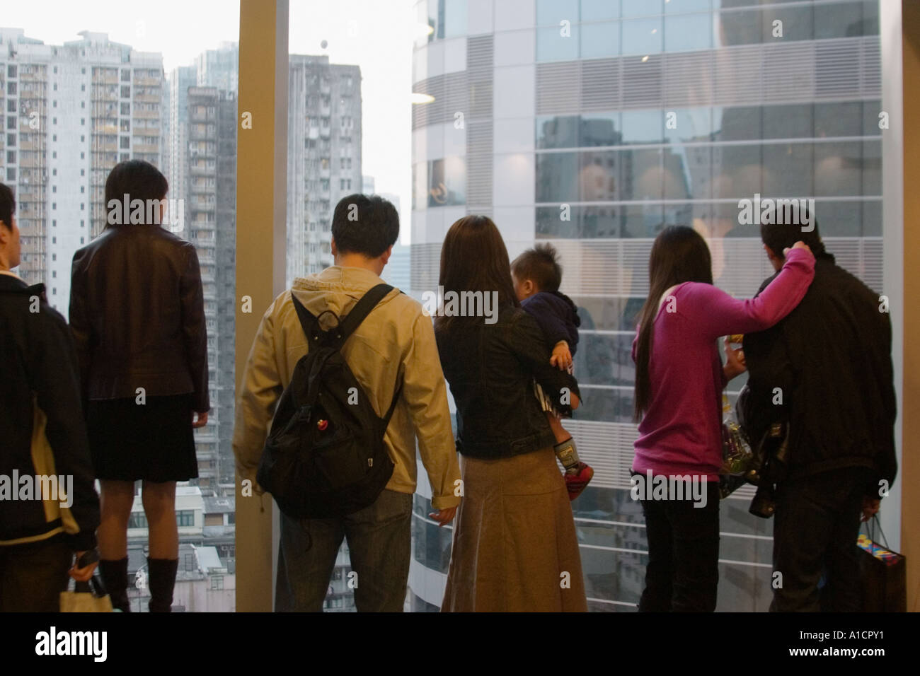 High rise look out window hi-res stock photography and images - Alamy