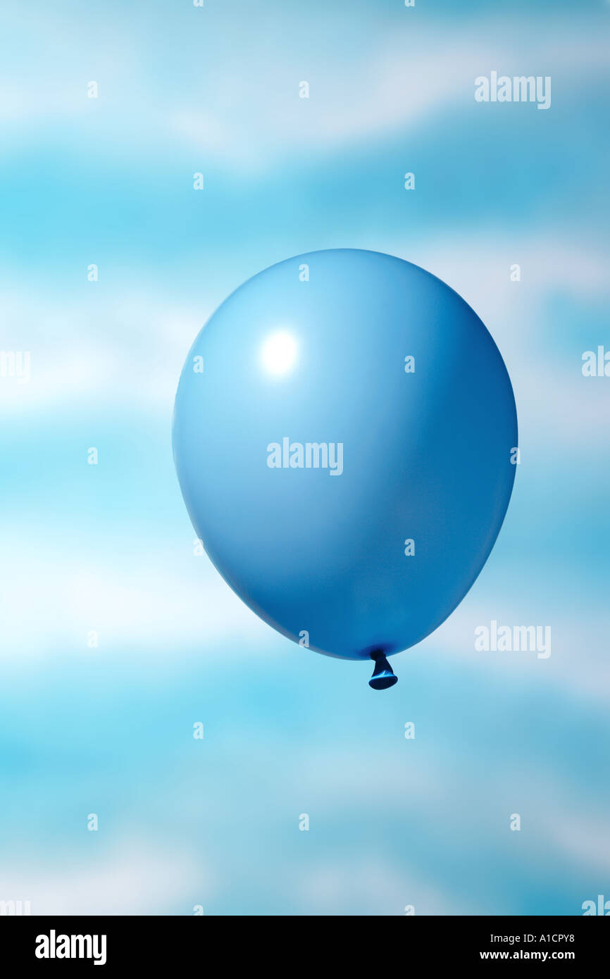 Deep blue sky balloon hi-res stock photography and images - Alamy