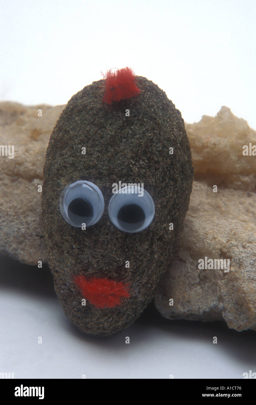Face Made From Rock Stock Photo - Alamy