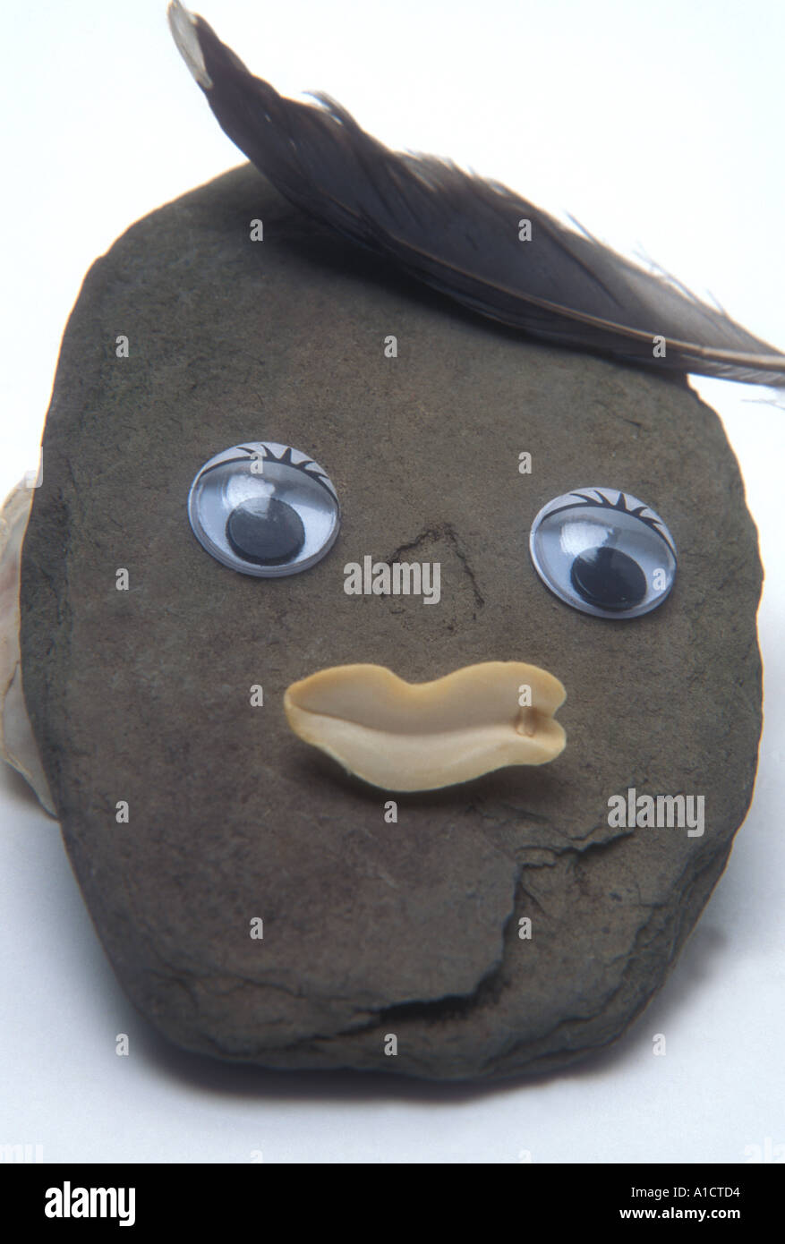 Lady Rock Face Stock Photo - Alamy