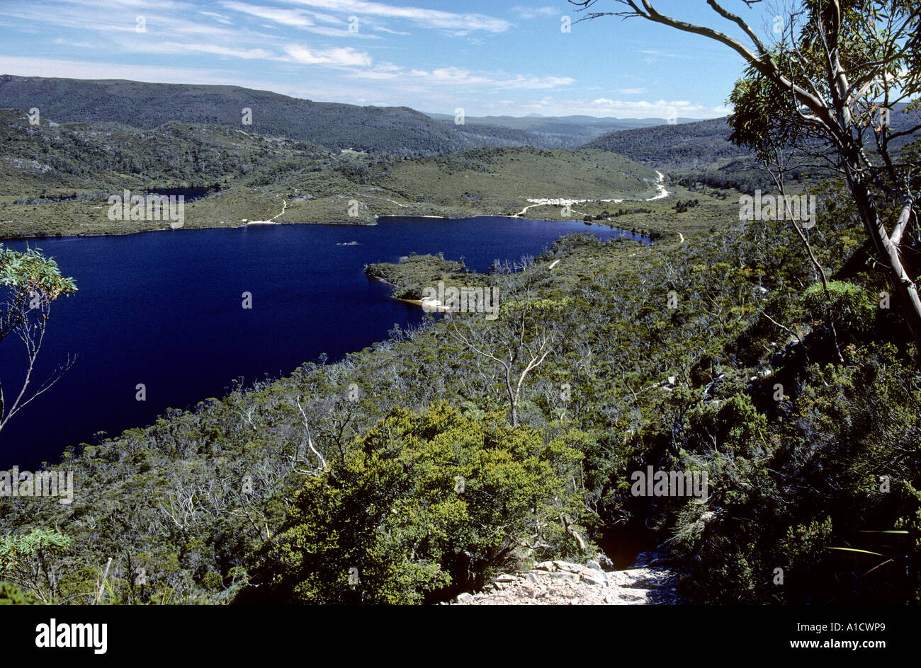 Dove Lake Cradle Mountain National Park Central Tasmania Australia ...