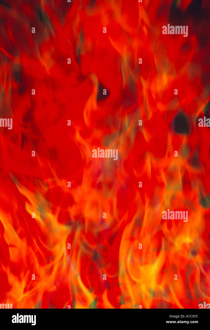 Multi colored flames hi-res stock photography and images - Alamy