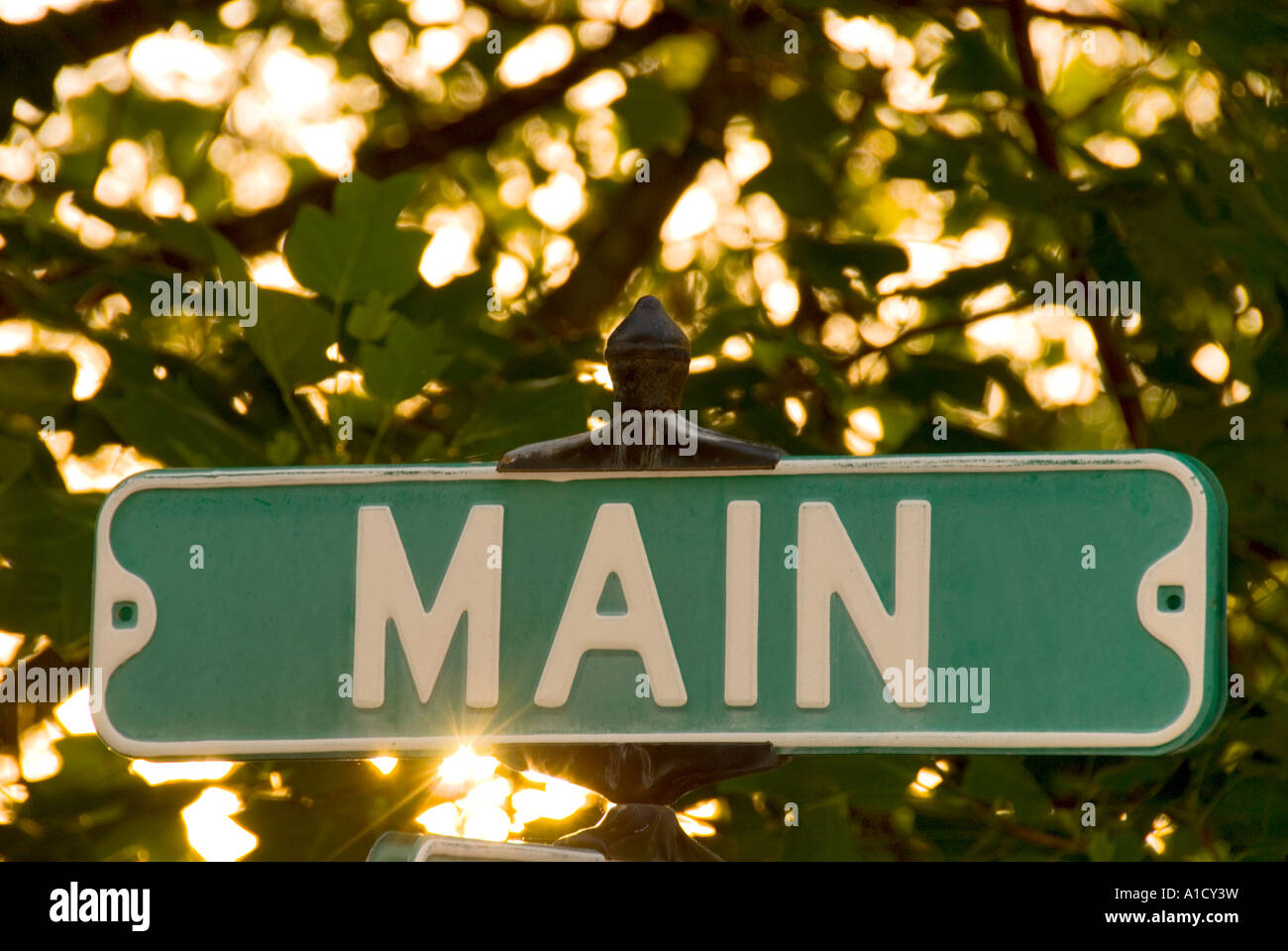 main street sign Stock Photo - Alamy