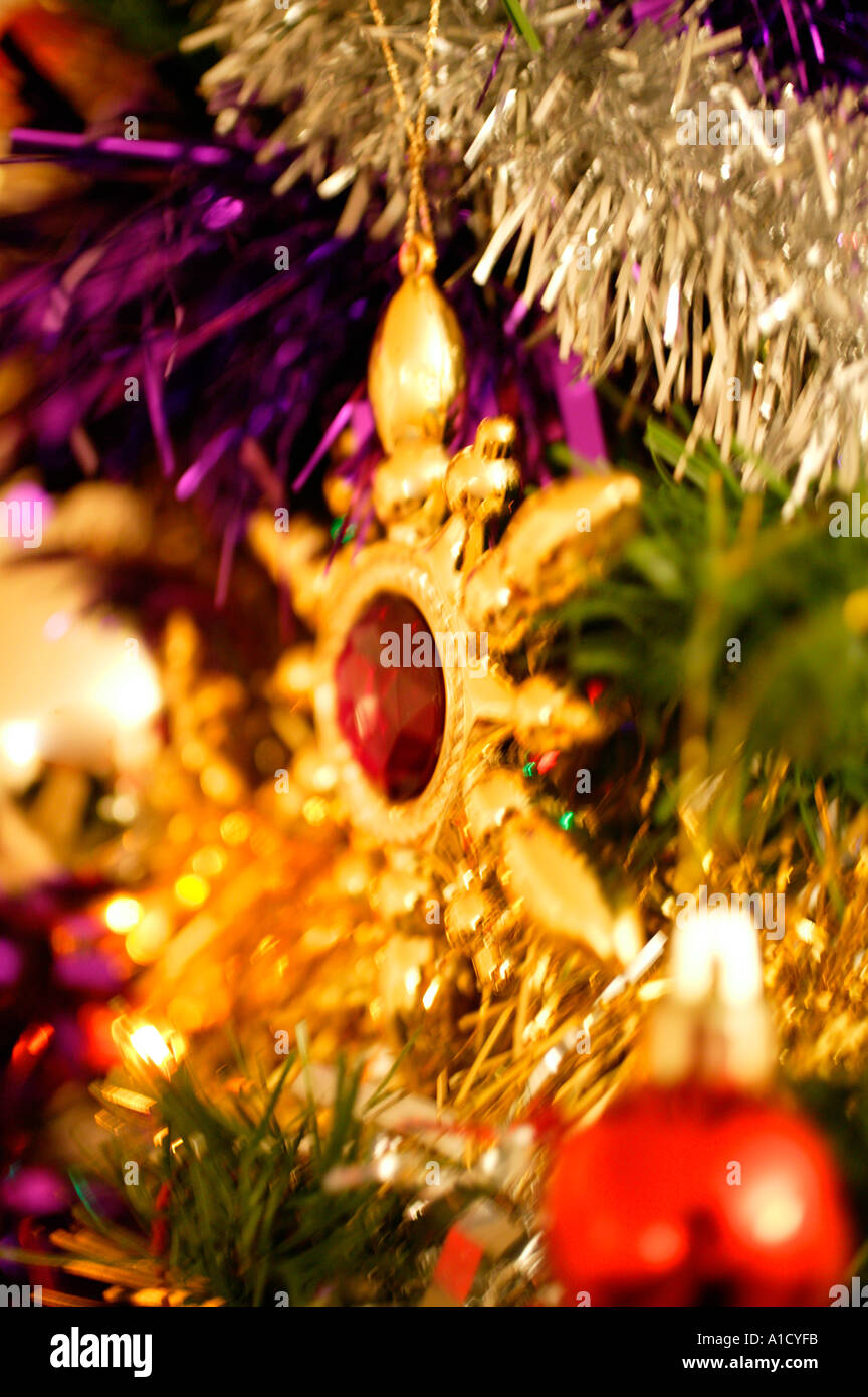 Tacky Christmas Tree Decorations High Resolution Stock Photography and ...