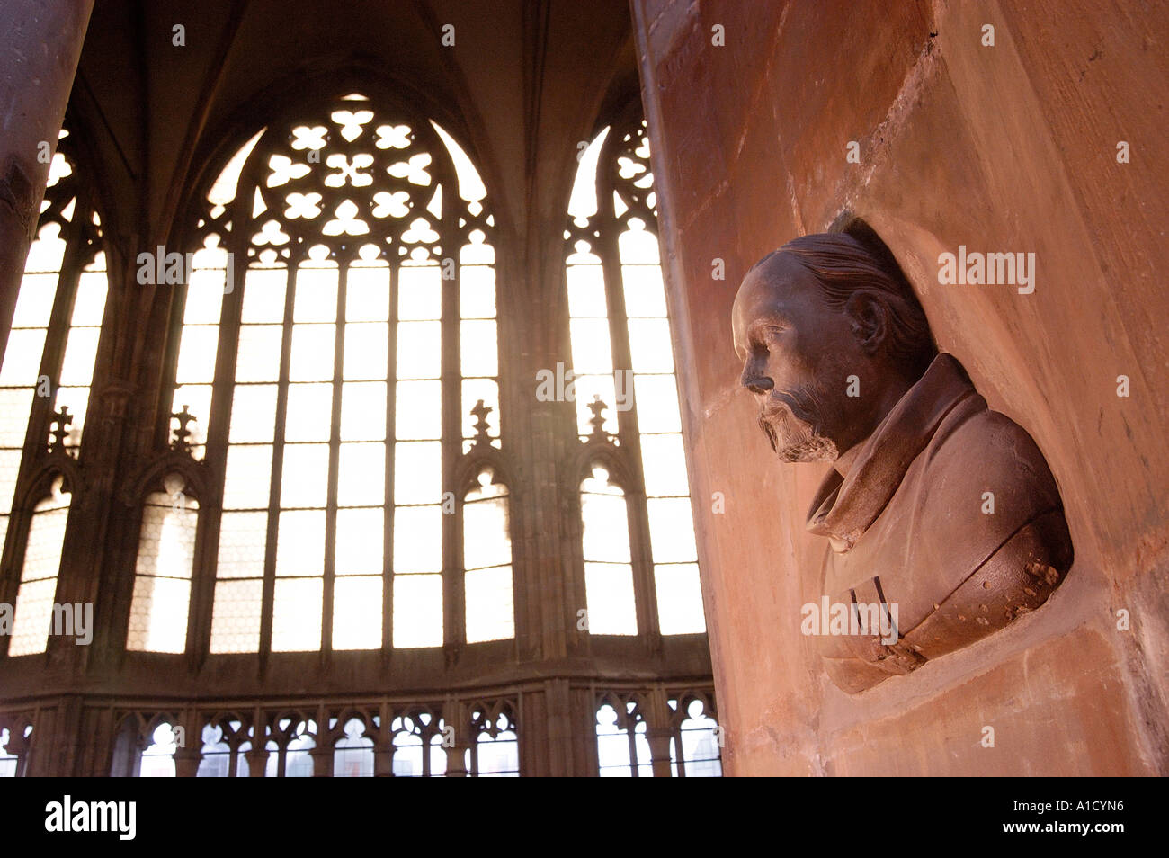 Interior of St Vitus Cathedral Hradcany Castle Czech Republic Prague ...