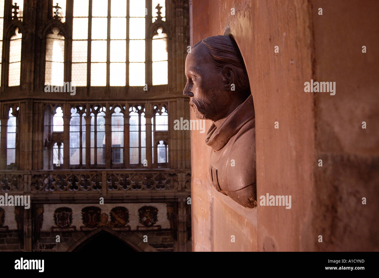 Interior of St Vitus Cathedral Hradcany Castle Czech Republic Prague ...