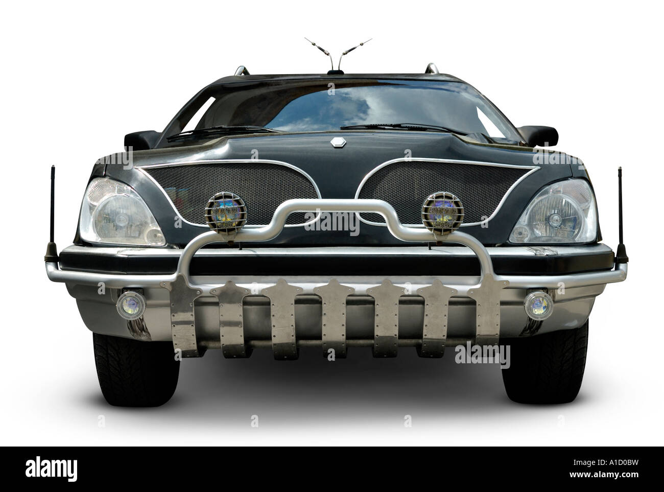 Black custom suv car hi-res stock photography and images - Alamy