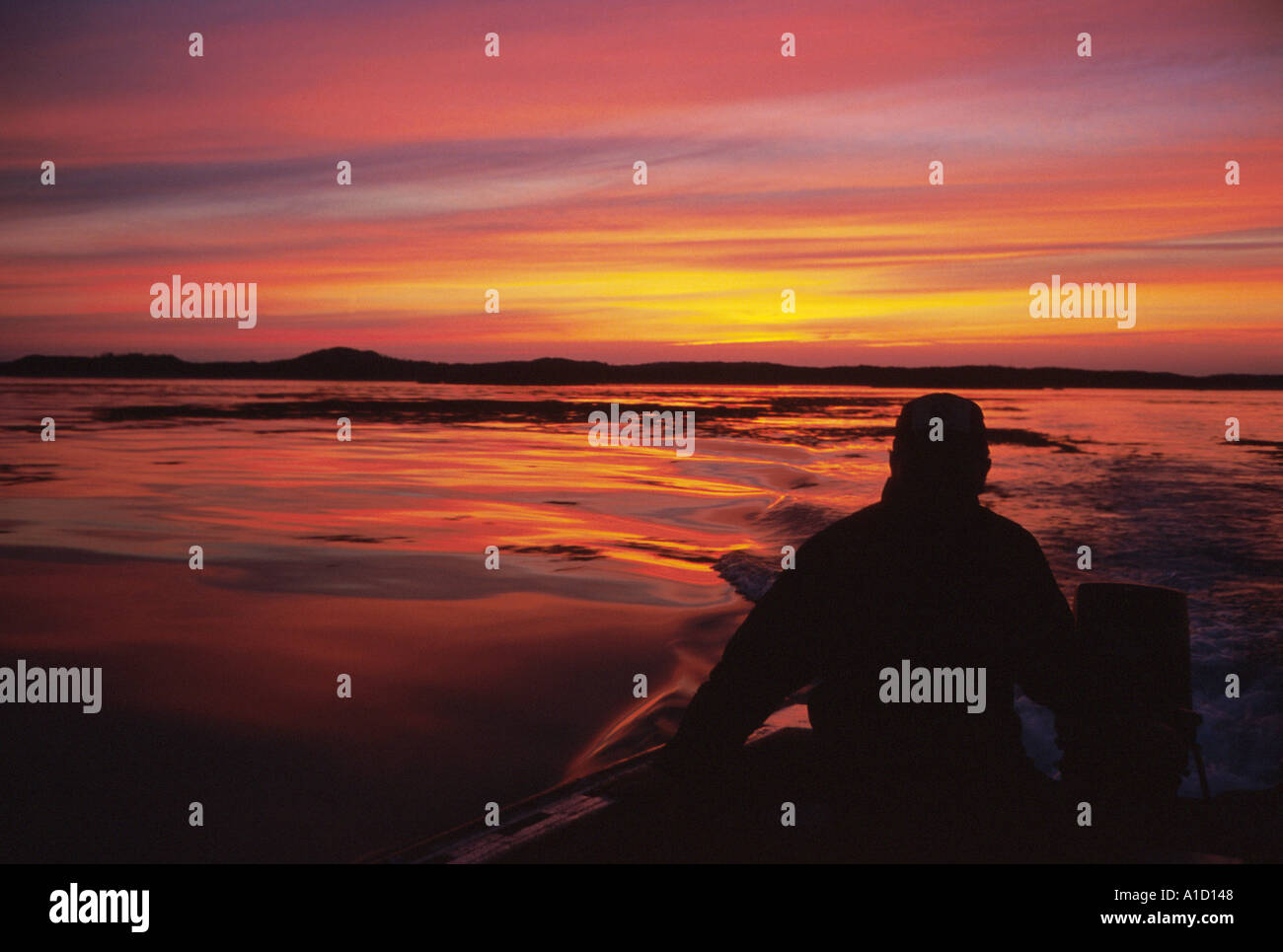 Man going fishing out of Deer Island New Brunswick Canada Stock Photo ...