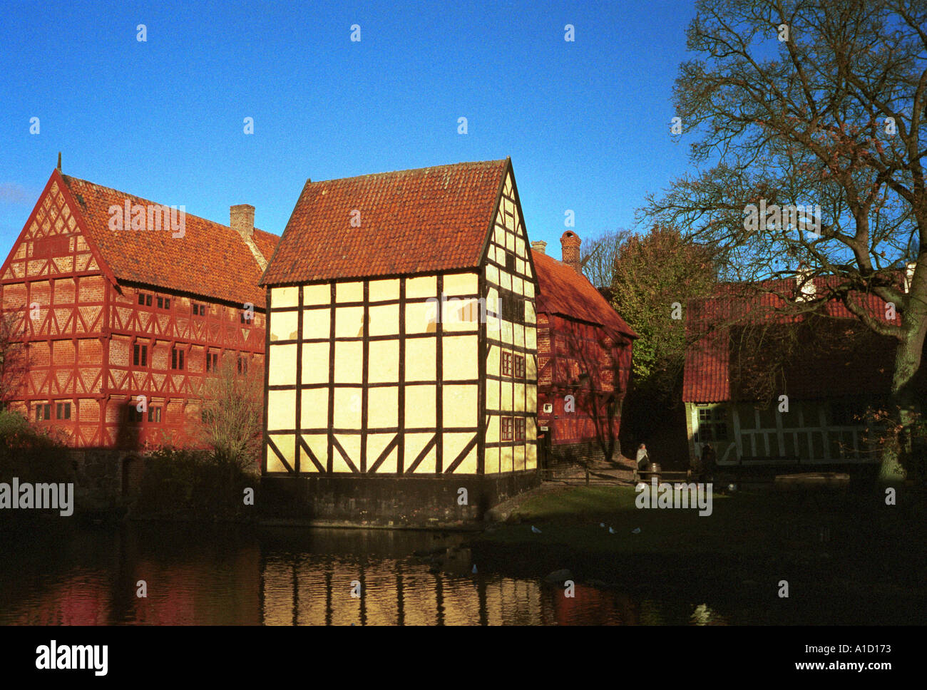 Aarhus Denmark Heritage Village Stock Photo - Alamy