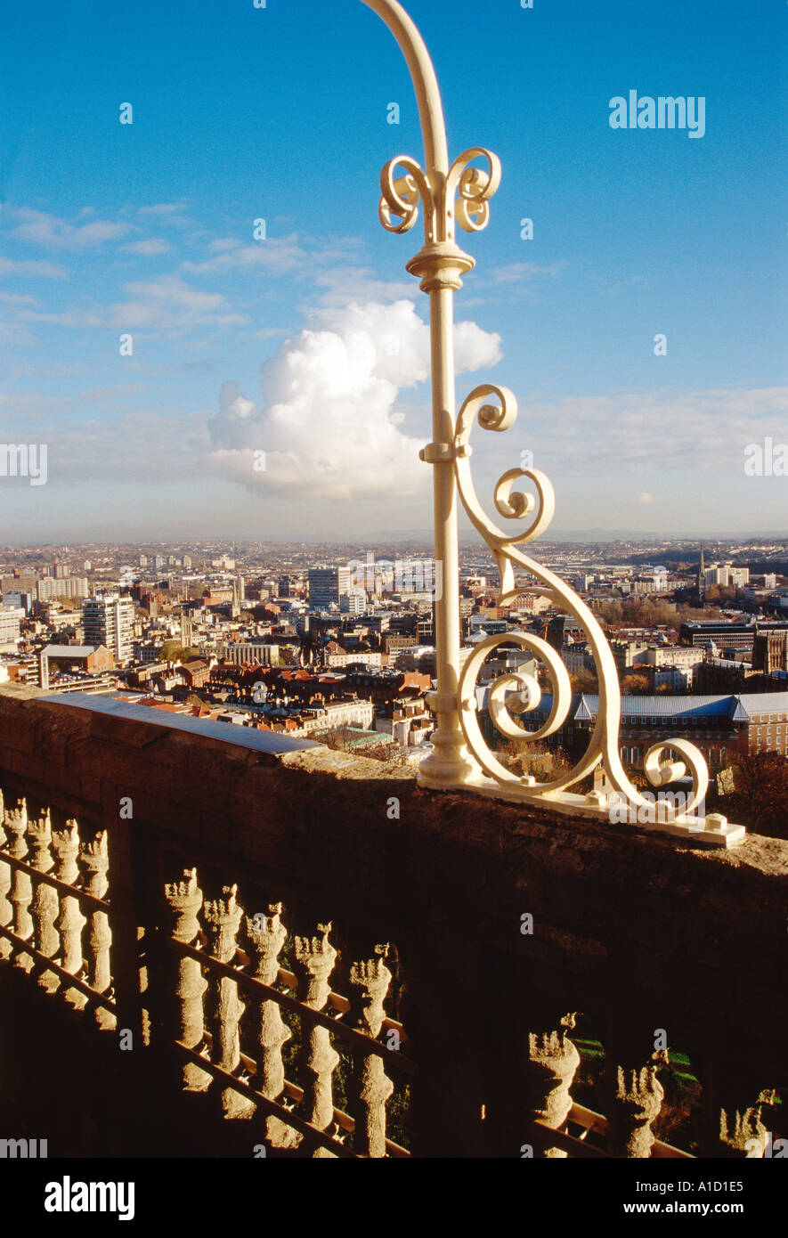 View from the Cabot Tower Bristol UK Stock Photo - Alamy