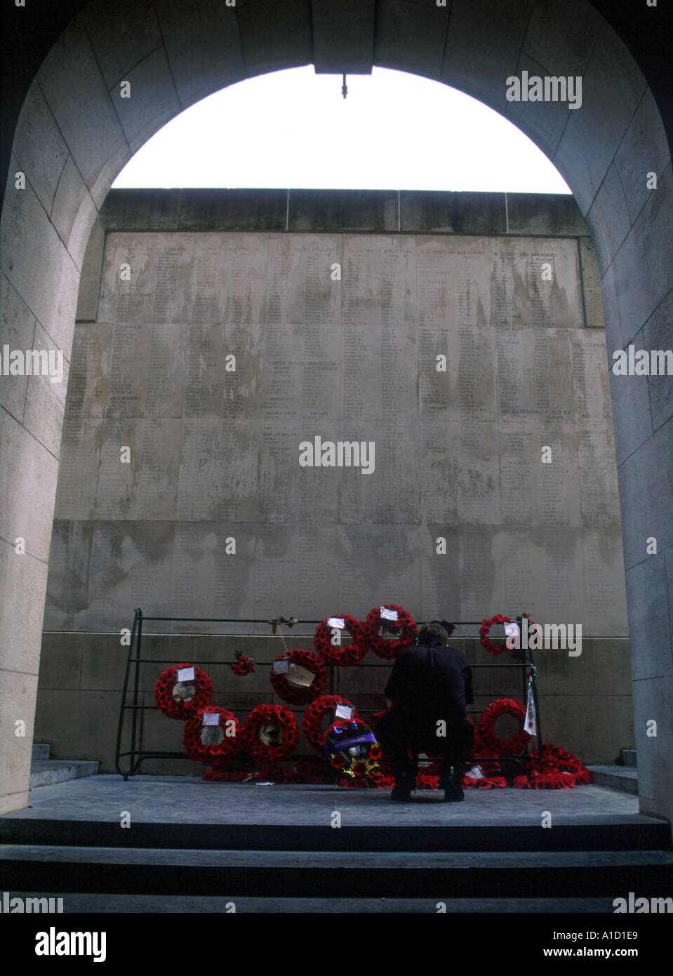 September 20th 2001 The Ypres Memorial spans one of the two main ...