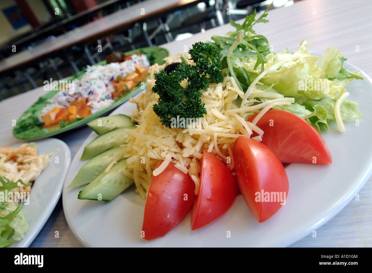 Healthy school food Stock Photo - Alamy