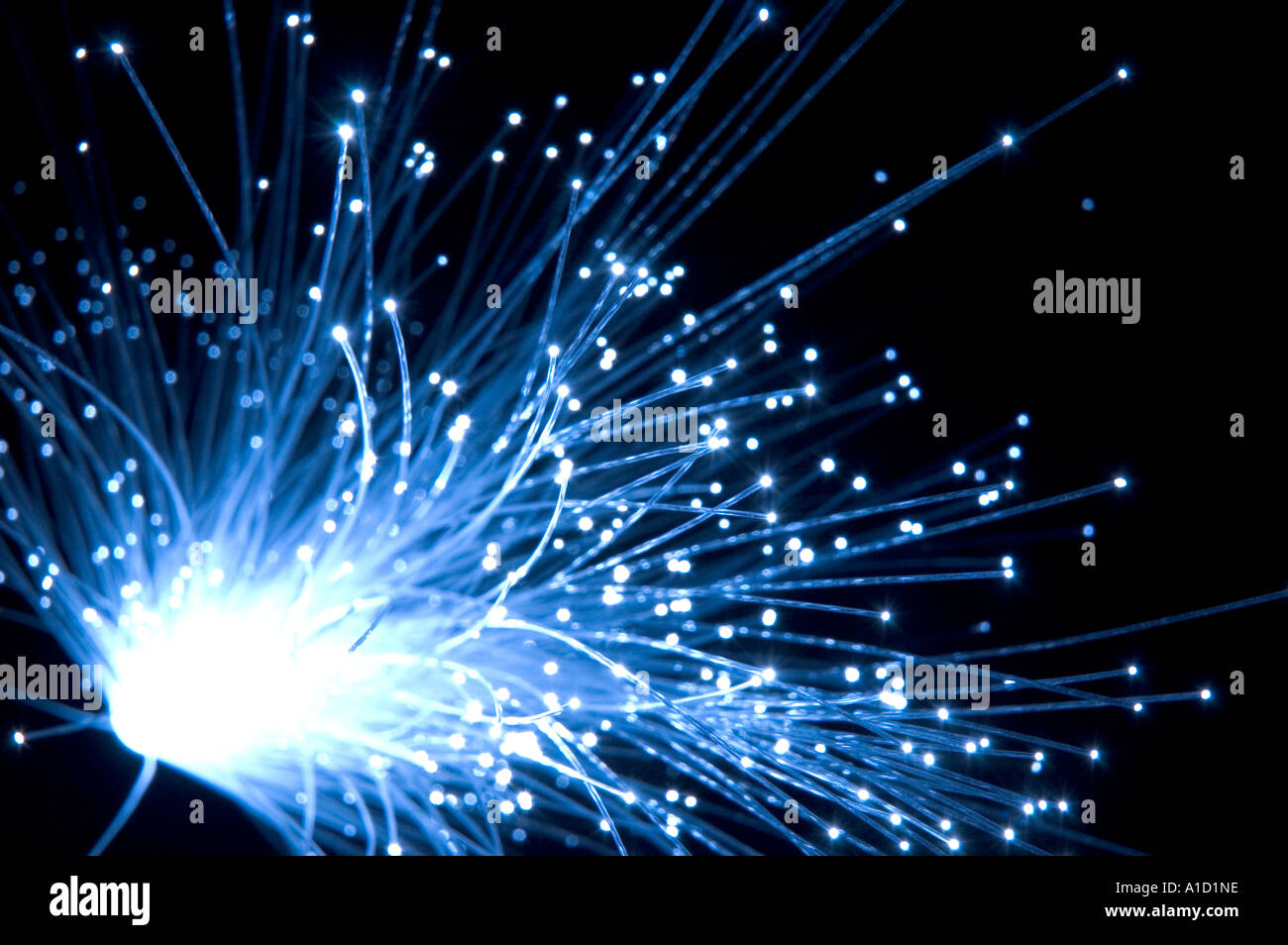 Fiber optics bundle hi-res stock photography and images - Alamy