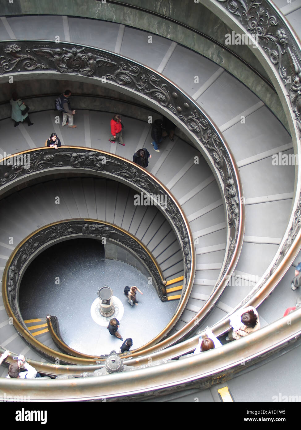 Vatican museum staircase vertical hi-res stock photography and images ...