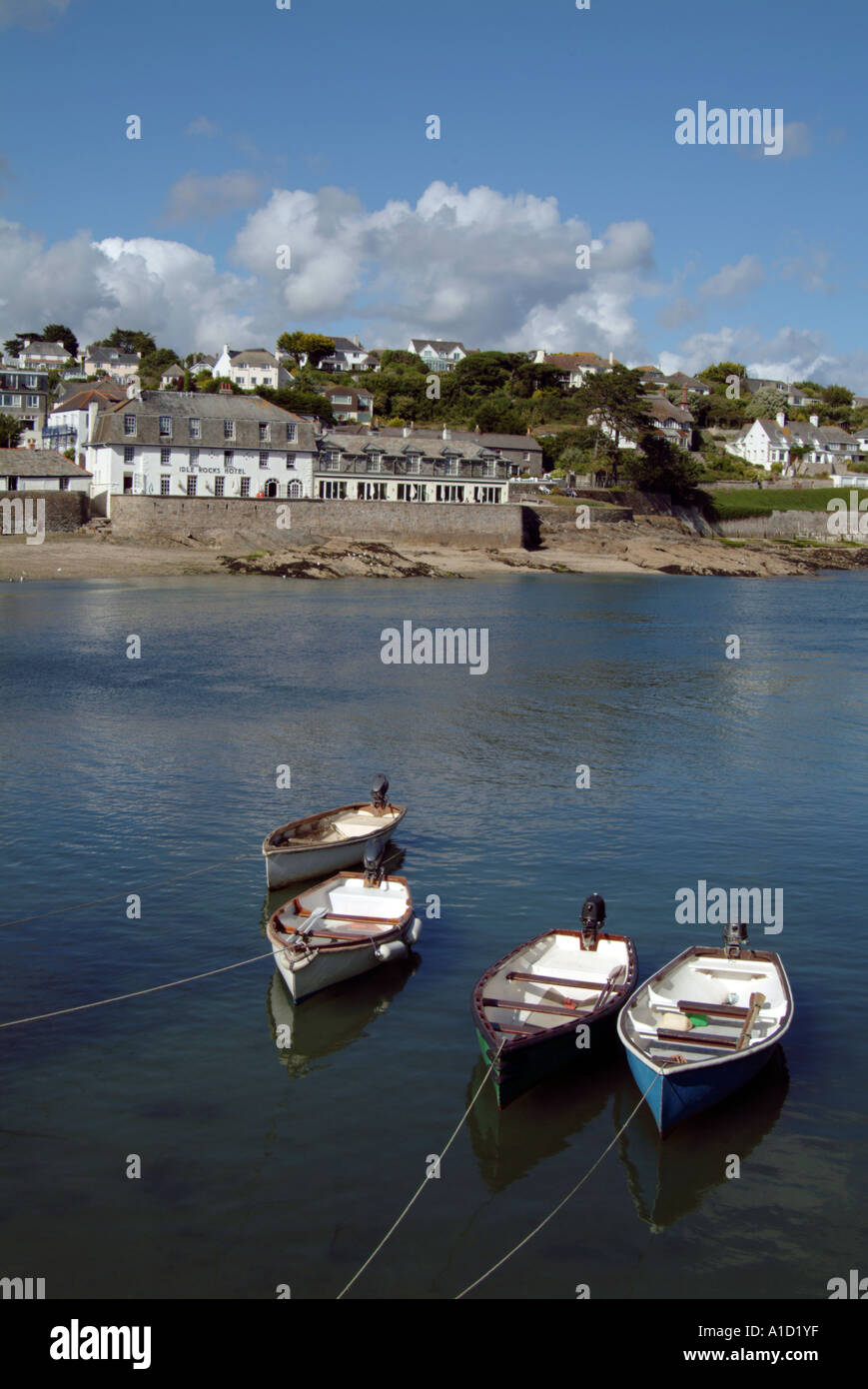 rowing boats, St Mawes, Cornwall, England Stock Photo - Alamy
