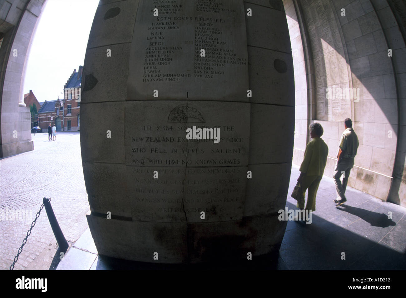 March 2001 Ieper Ypres Belgium The Menin Gate War memorial in Ieper ...