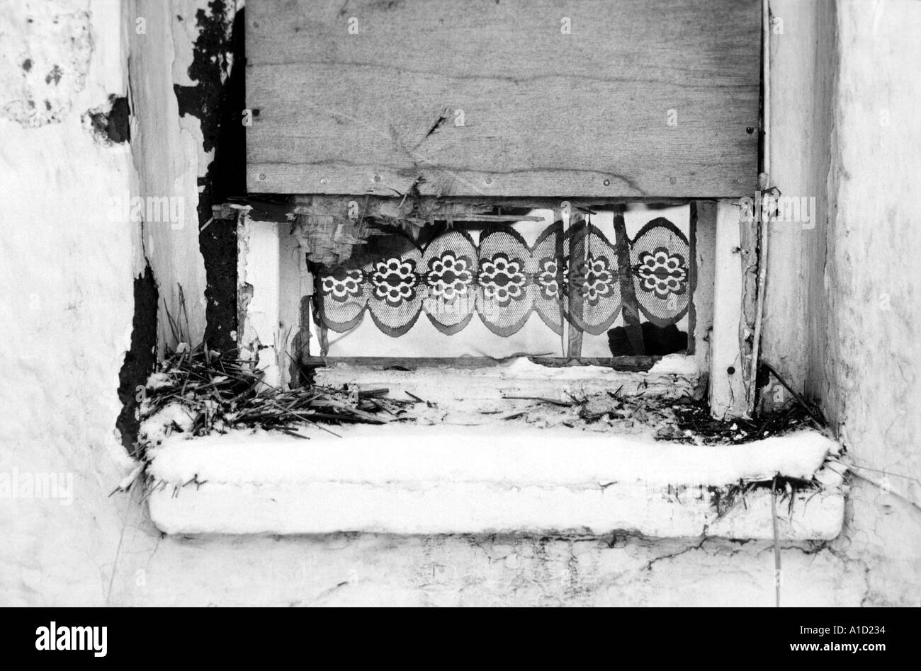 January 2001 The remains of a burnt out cottage in Navan County Meath ...