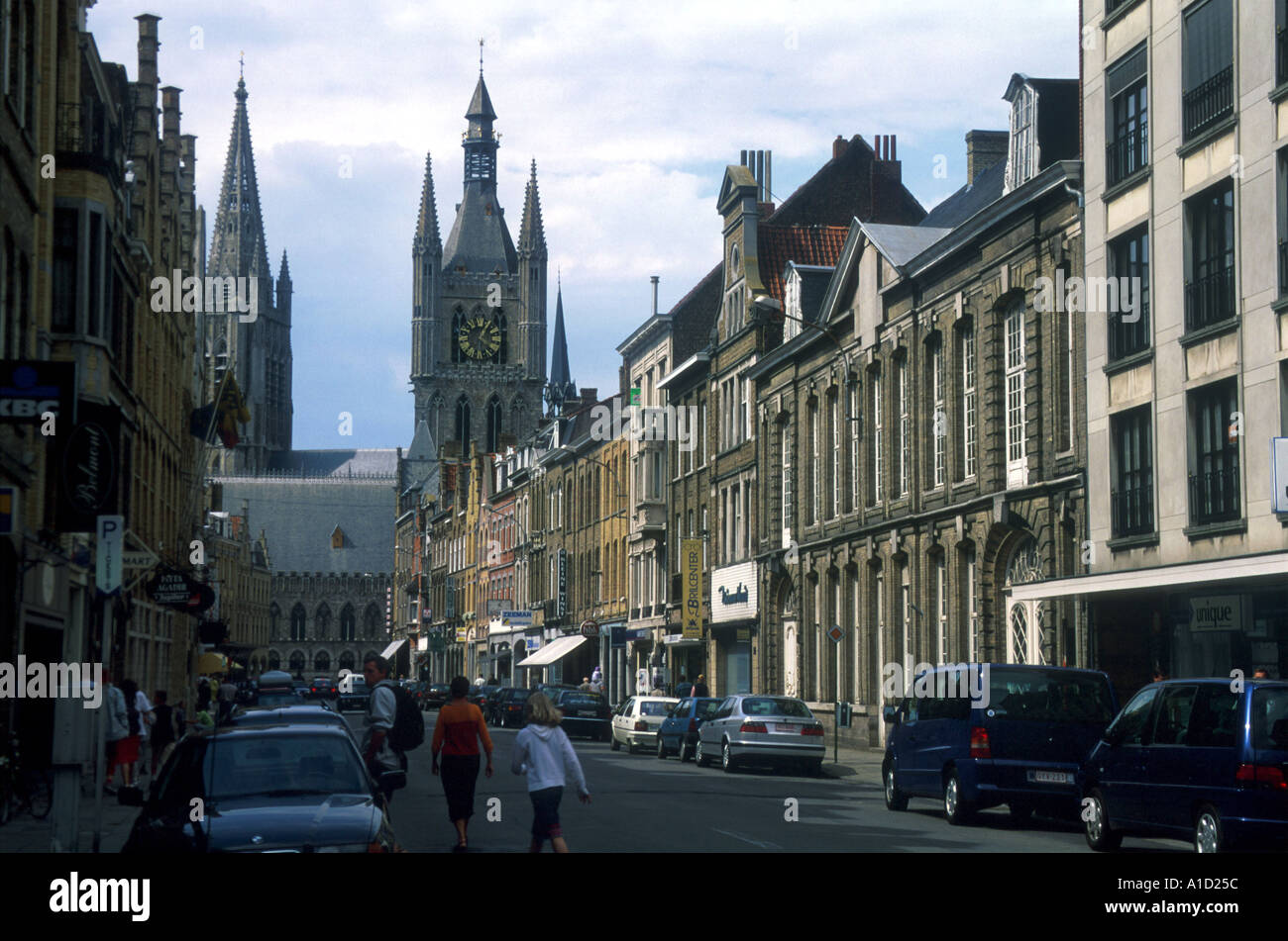 March 2001 Ieper Ypres Belgium The Ieper Cathedral Stock Photo - Alamy