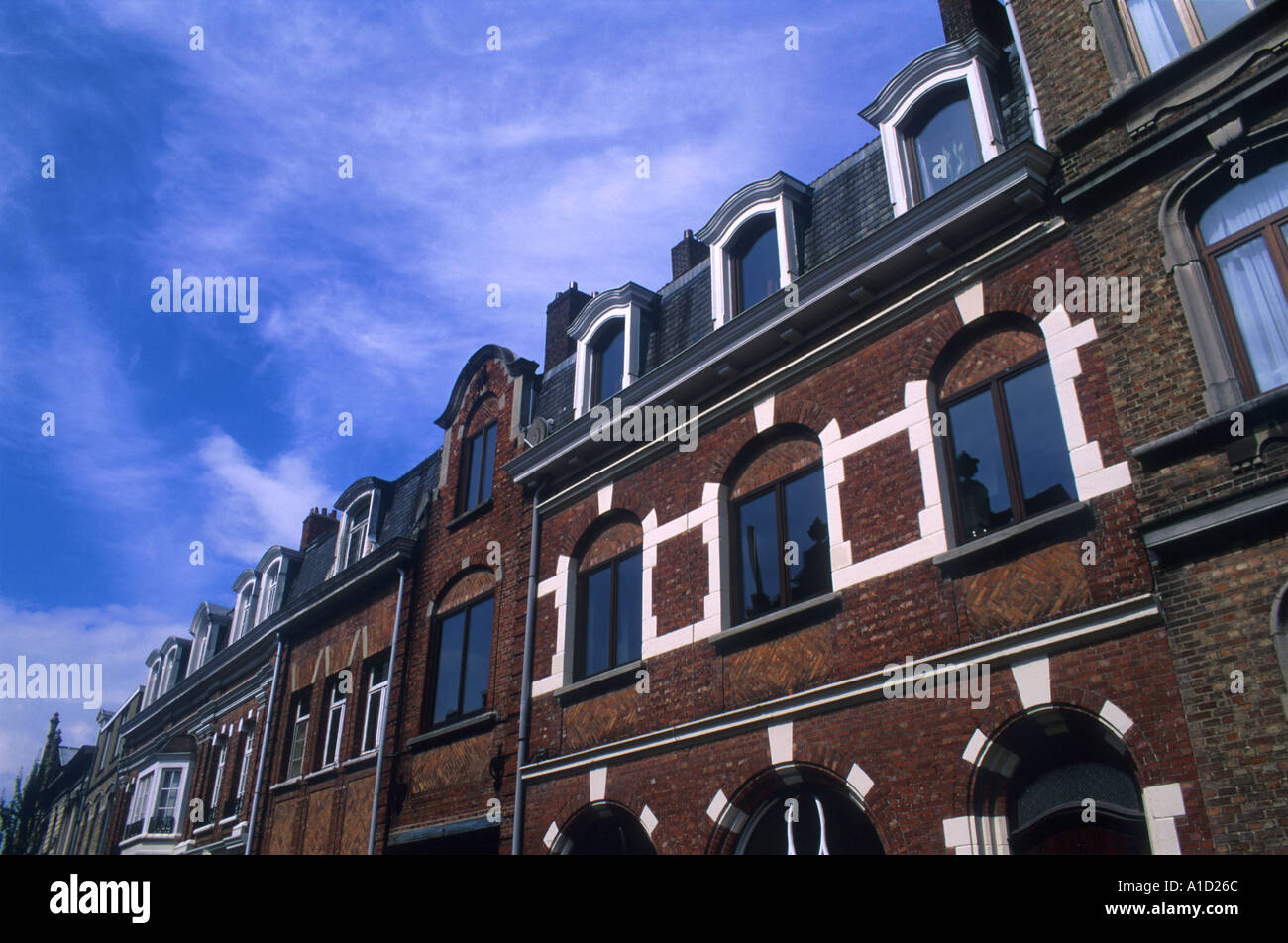 Typical architecture September 20th 2001 in the town of Ypres Ieper ...