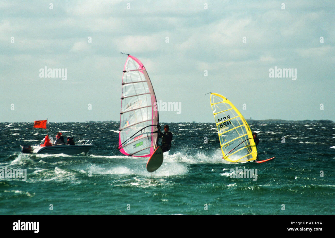 Wind surfing championship Stock Photo - Alamy