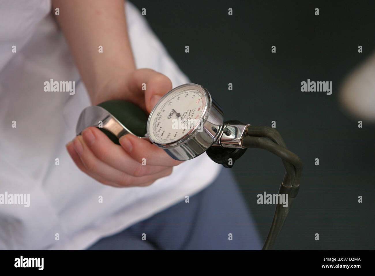 Blood pressure pump arm hi-res stock photography and images - Alamy