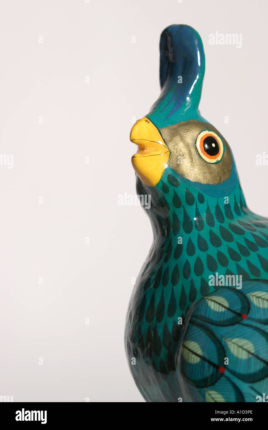 Papier mache bird Stock Photo - Alamy