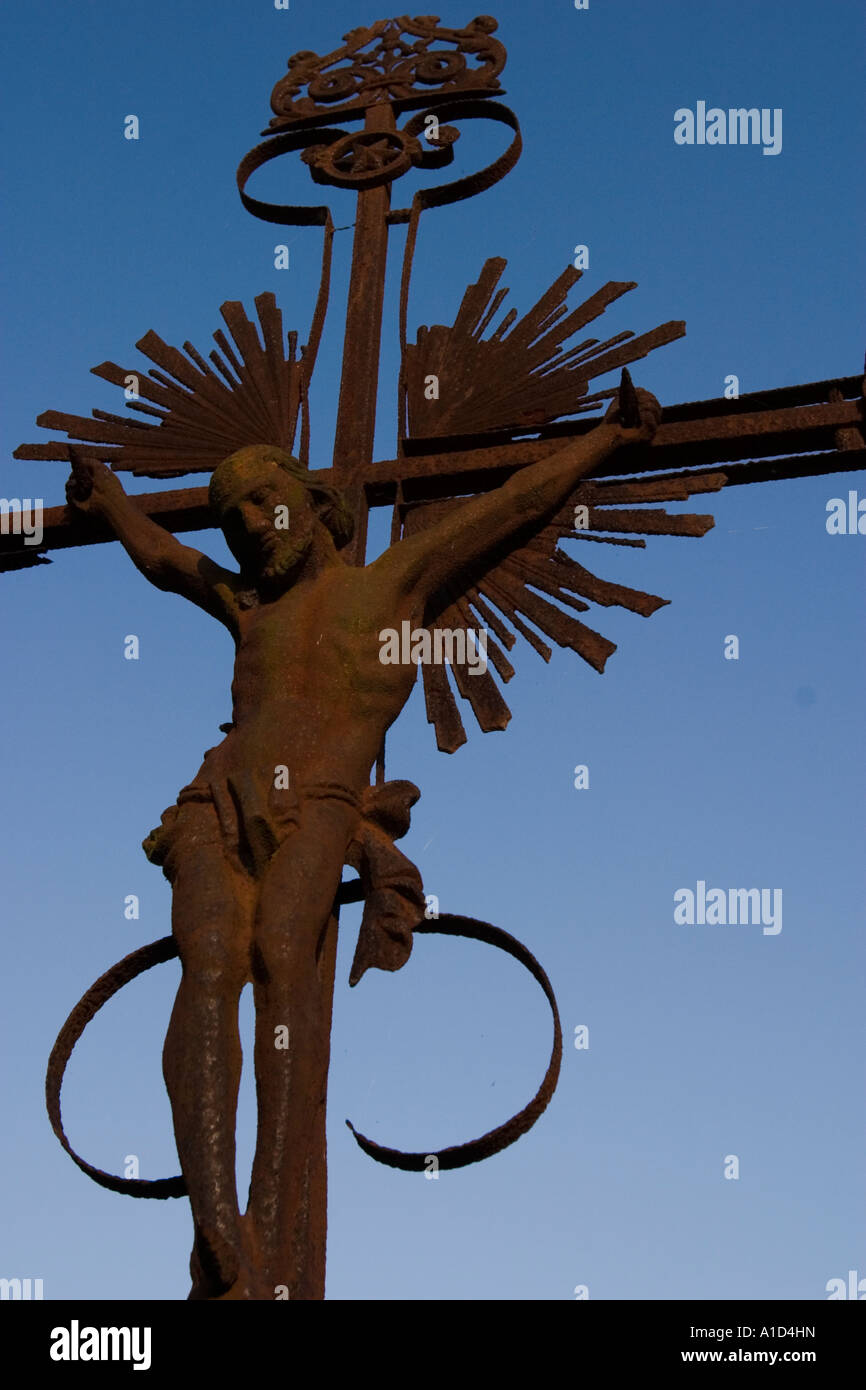 Crucified silhouette High Resolution Stock Photography and Images - Alamy